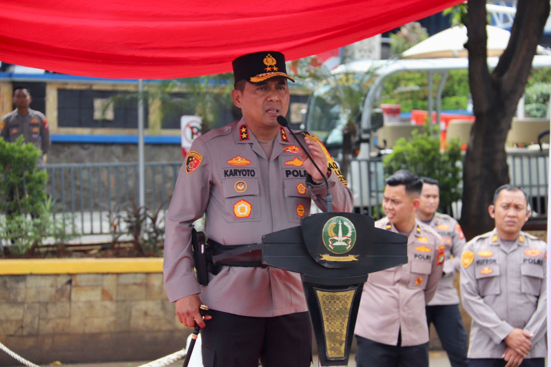 Media Budaya Indonesia Polda Metro Jaya Gelar Upacara Kenaikan
