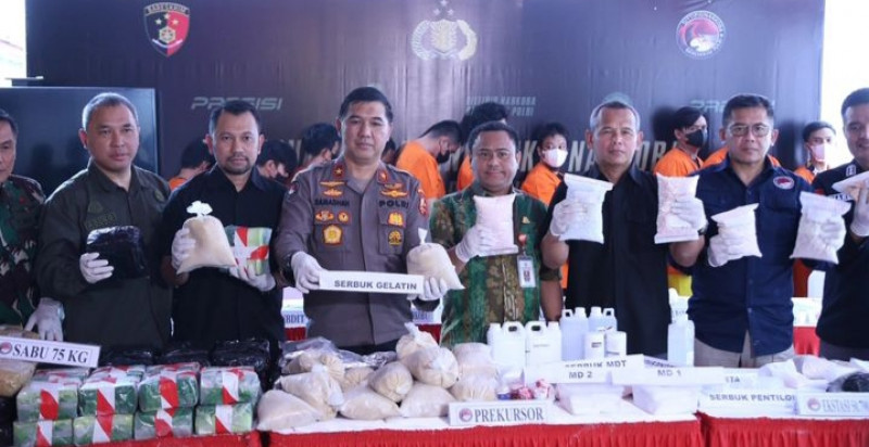 Media Budaya Indonesia | Pemusnahan Barang Bukti Narkoba Berbagai Jenis di RSPAD Gatot Subroto