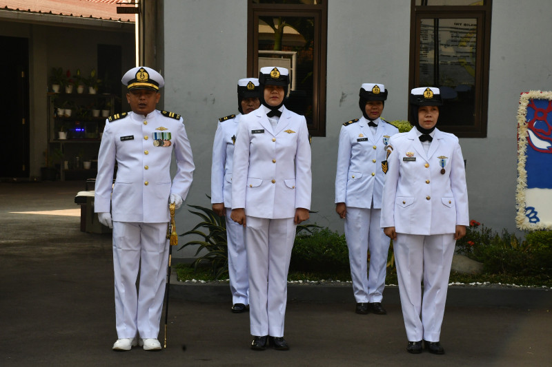 Media Budaya Indonesia | TNI AL Lanal Bandung Gelar Upacara Peringatan HUT ke-78 TNI AL Tahun 2023